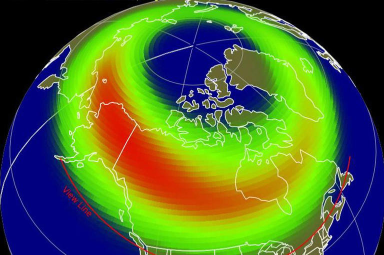 Map of 18 states dazzled by northern lights tonight as strongest solar ...