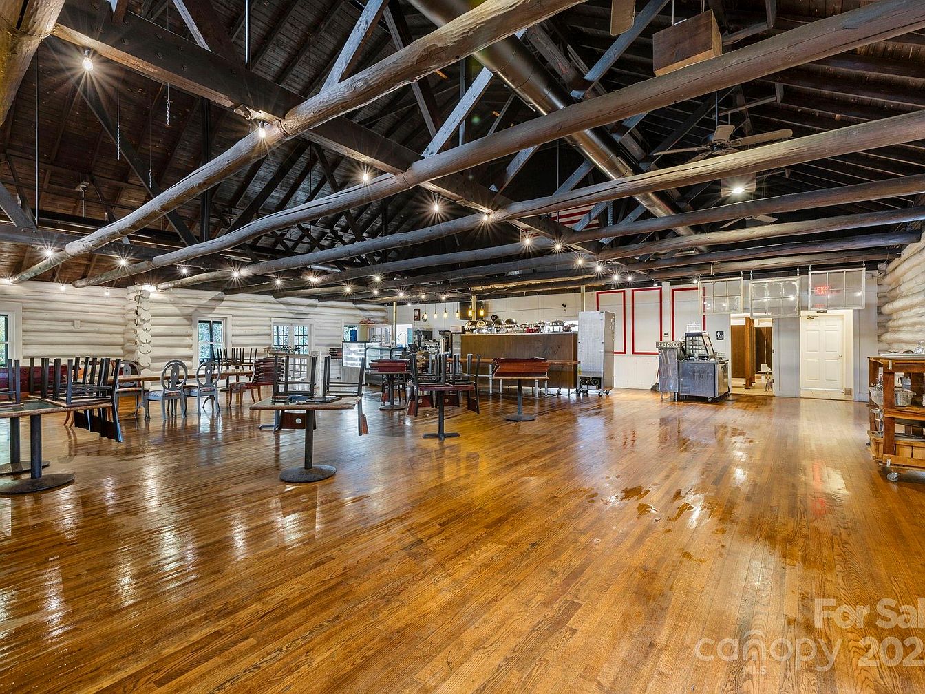 1930 Landmark Cabin in Brevard, North Carolina With a Stone Fireplace ...