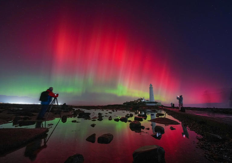 Solar storms bring colorful northern lights to unexpected places