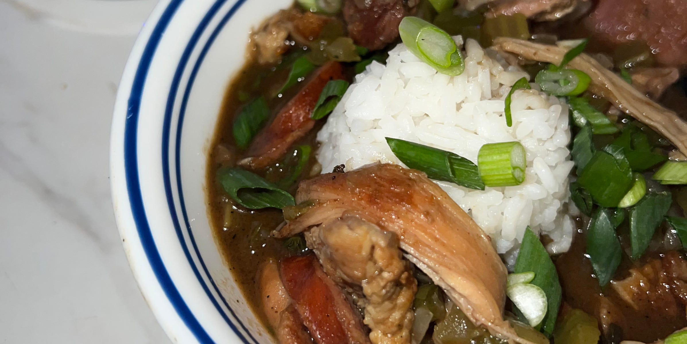 My Chicken & Sausage Gumbo Is Creole-Aunty Approved