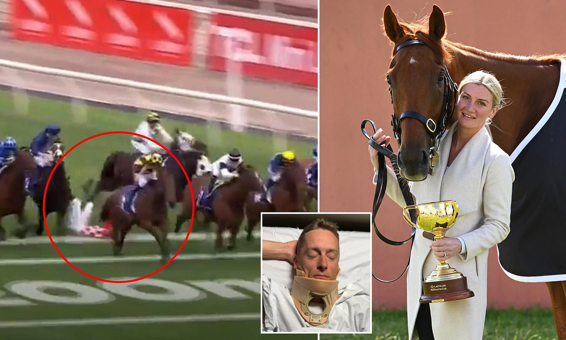 Melbourne Cup winning jockey hit with HUGE ban over ugly incident that ...