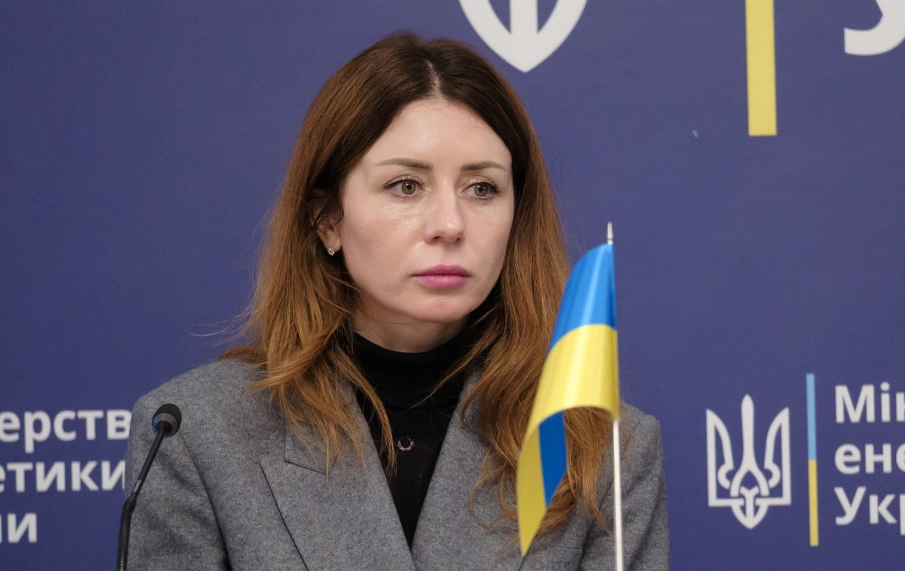 Ukraine's energy minister Svitlana Hrynchuk resigns