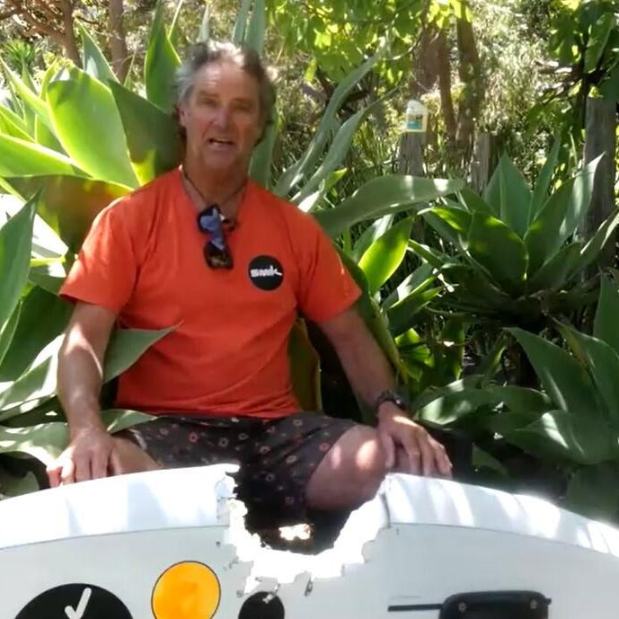 Australian windsurfer recalls moment shark "hit me like a freight train"