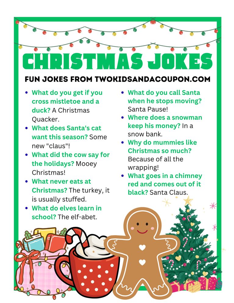 25+ Christmas Jokes for Kids and Adults