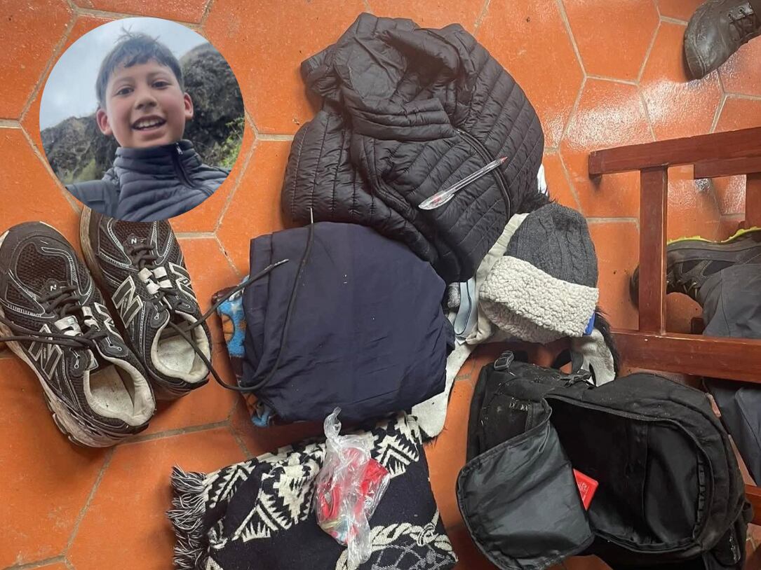 Hallan pertenencias del niño desaparecido en el cerro Puñay tras dos ...