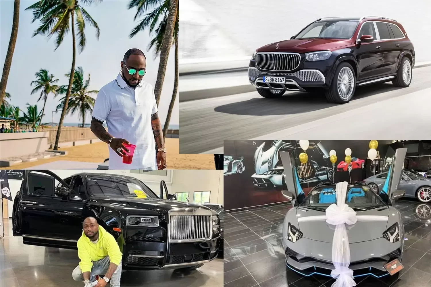 Money Na Water: See Davido’s Luxury Car Collection From 2016 to 2025