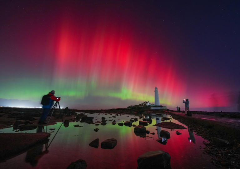 Solar storms bring colorful northern lights to unexpected places