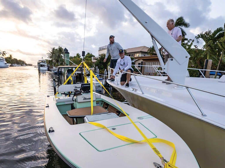 How to Set Up a Skiff on the Bow of Your Sport-Fisher