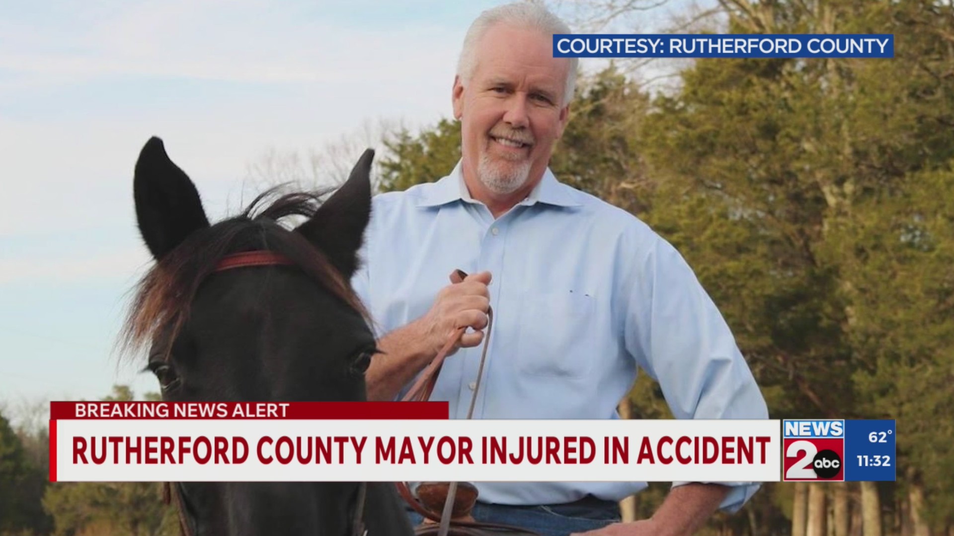 Rutherford Co. mayor injured in horse training incident