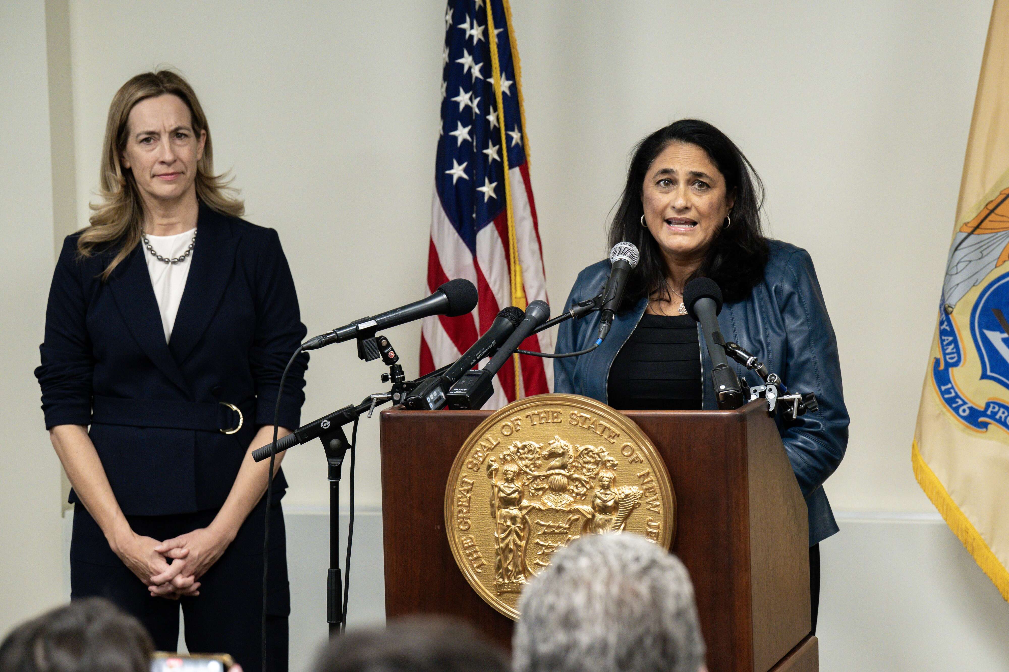 Sherrill meets with Murphy to begin transition after her historic ...