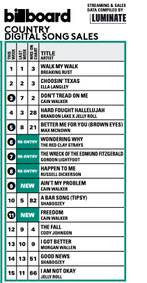 The most downloaded country song in the US right now was made by AI