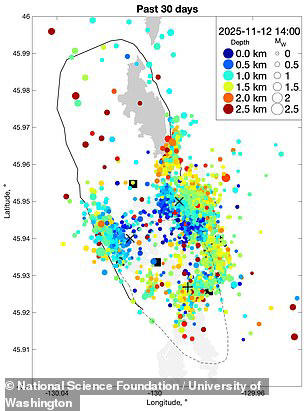 Major earthquake rattles underwater volcano off West Coast as experts ...
