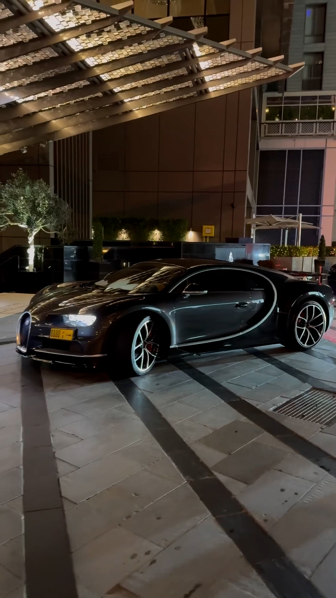 Bugatti Chiron Arrival Outside the Club