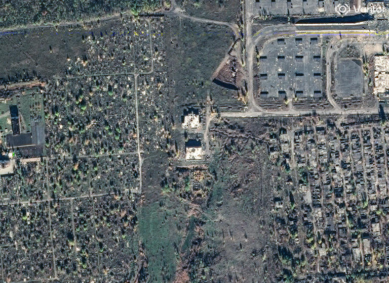 Satellite imagery captures destruction at Russia's new drone base after ...