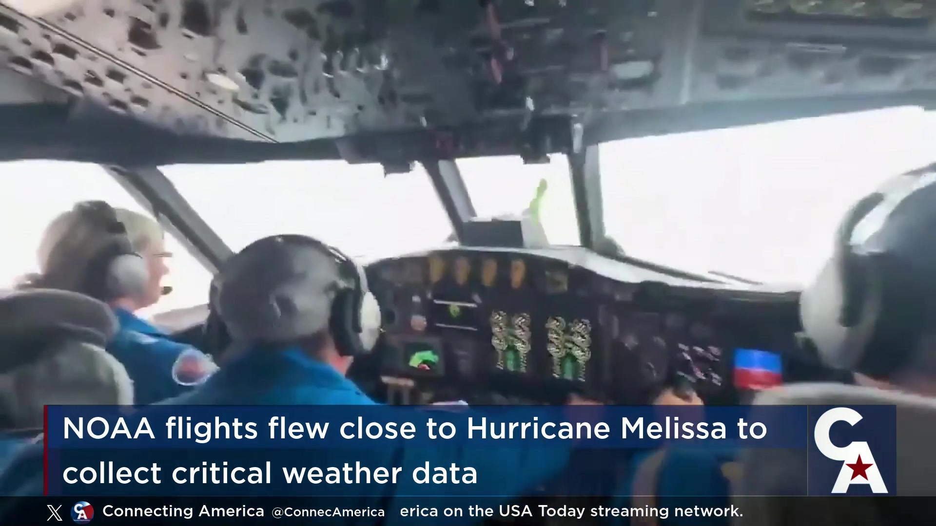 Flying Through a Hurricane