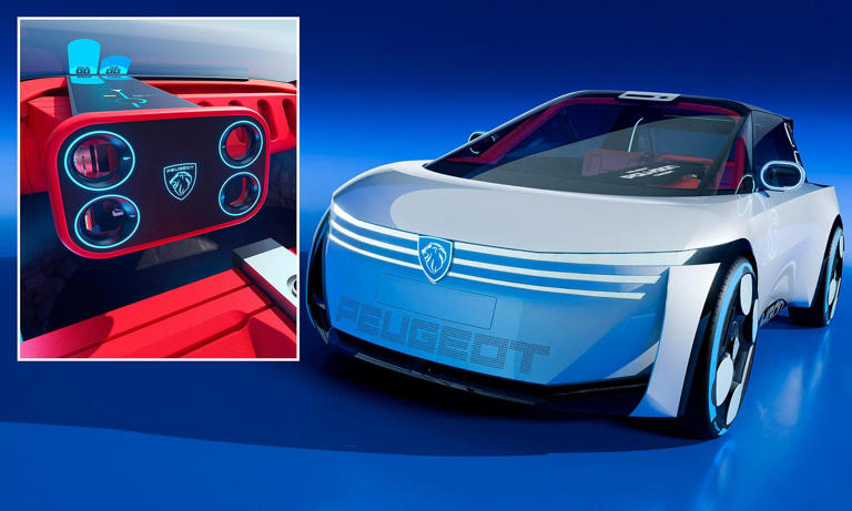 Peugeot Polygon is a radical small concept car with many sides and a ...