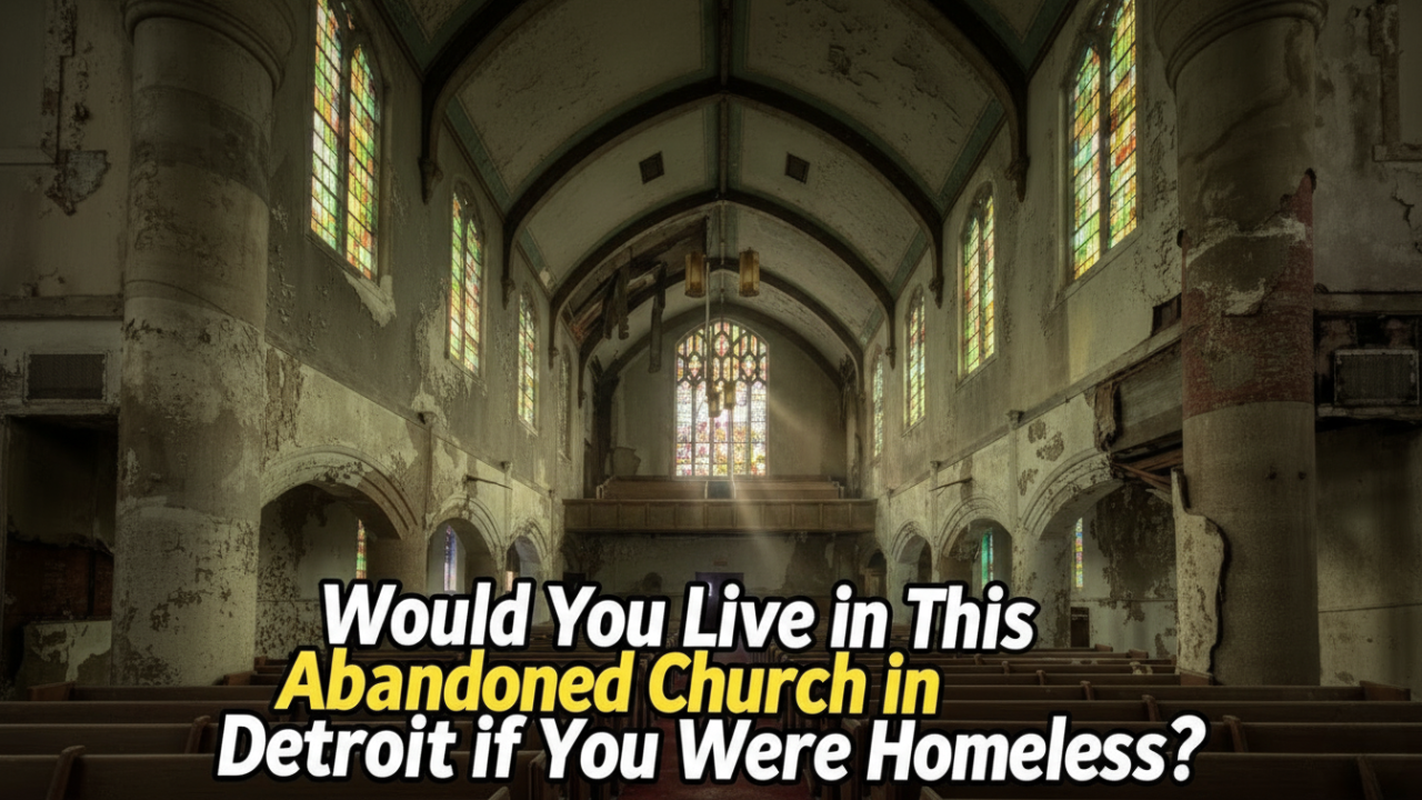 What life would be like inside an abandoned Detroit church