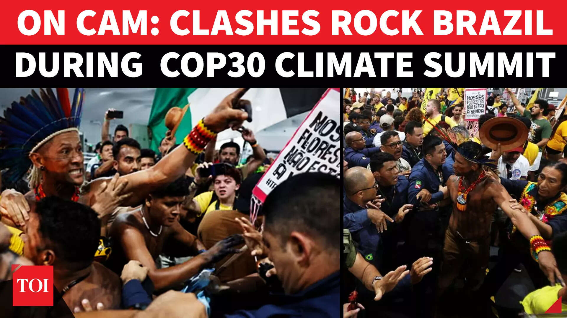 World Leaders In Shock As Clashes Erupt In Brazil, COP30 Stormed By ...