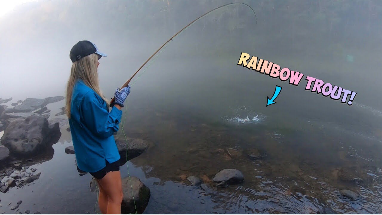 Fly-Fishing for Rainbow Trout with Tiny Flies