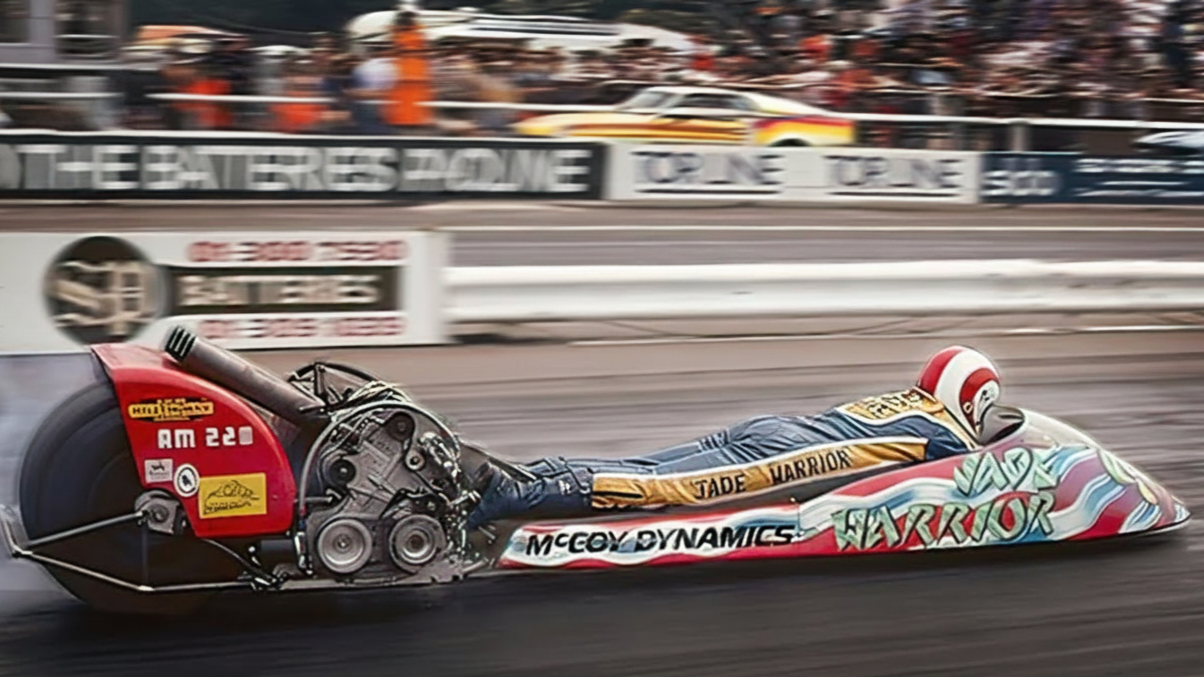 How a Ford Engineer Built the Strangest Drag Bike Ever