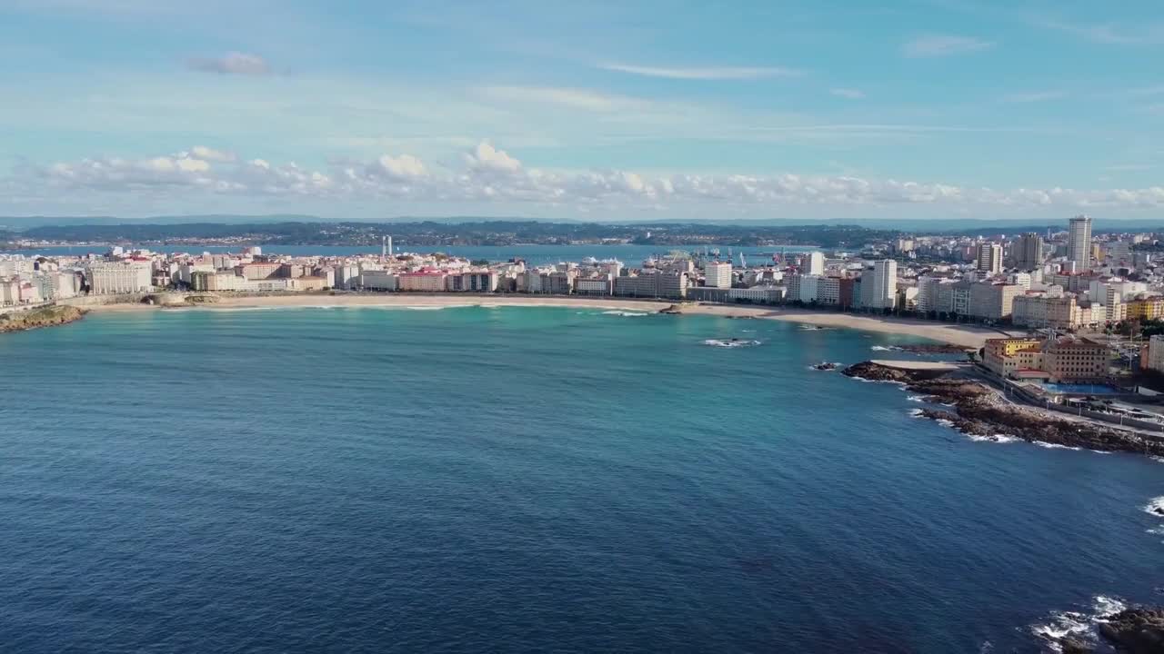 A Coruña by Drone: Spanish Gem on the Galicia Coastline