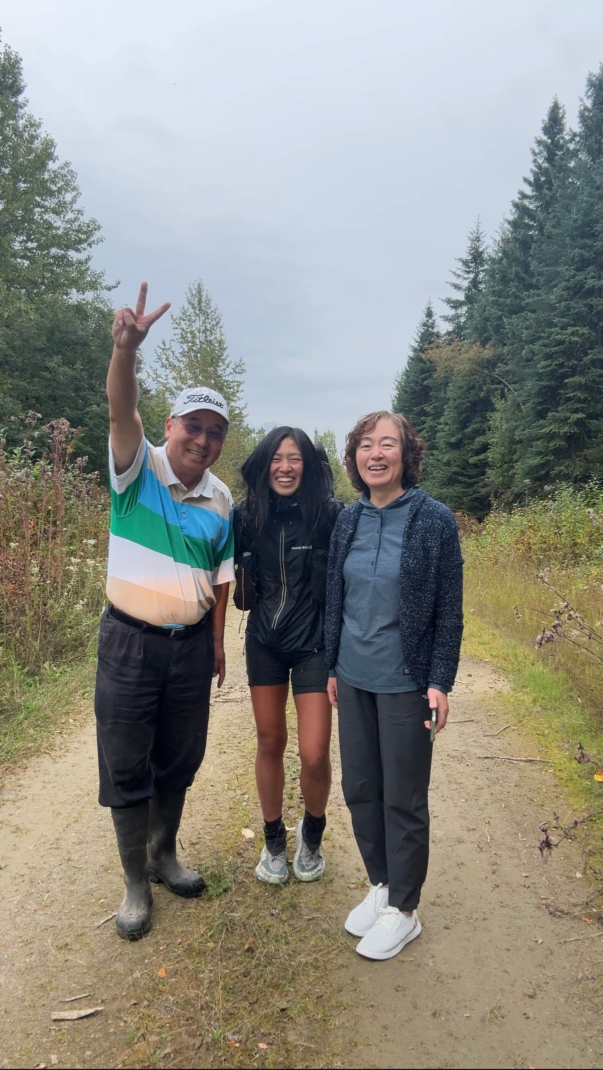 Woman who completed epic 5,700-km trek makes unlikely friends at B.C. snowmobile lodge