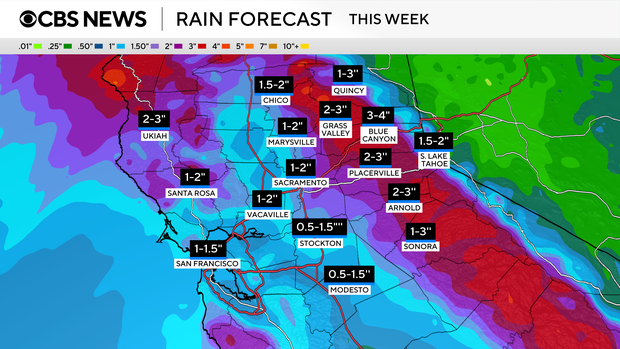 Atmospheric river to soak Sacramento Valley, drop snow at higher Sierra ...