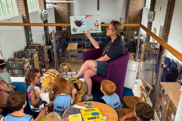 'There will be a sale of jigsaws to raise funds for the community library'