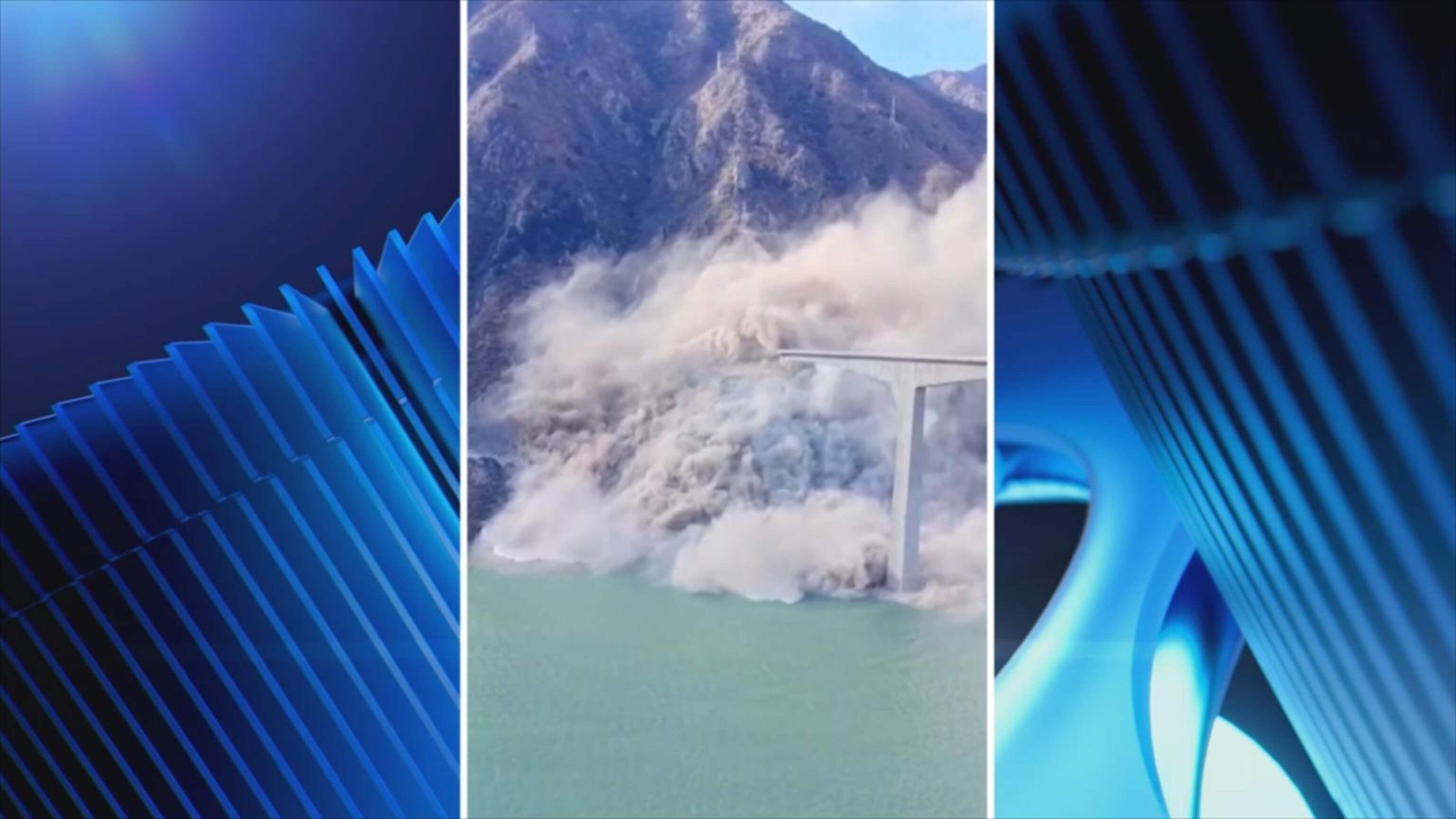 Part Of Bridge Collapses In China Months After Opening