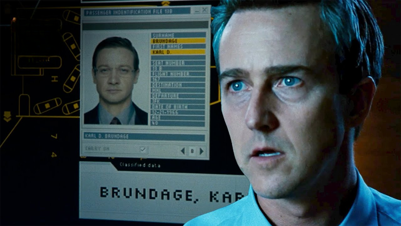 The CIA Tracks Aaron Cross (Edward Norton Scene) - The Bourne Legacy