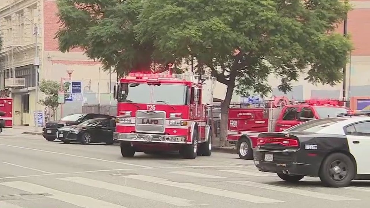 2 in custody after heavy LAPD response at downtown LA apartment building