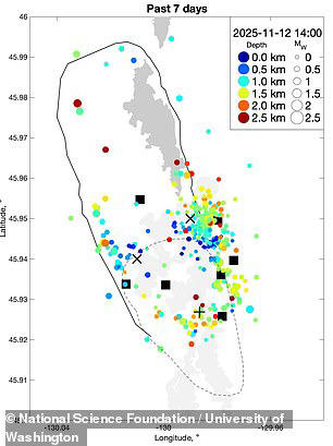 Major earthquake rattles underwater volcano off West Coast as experts ...