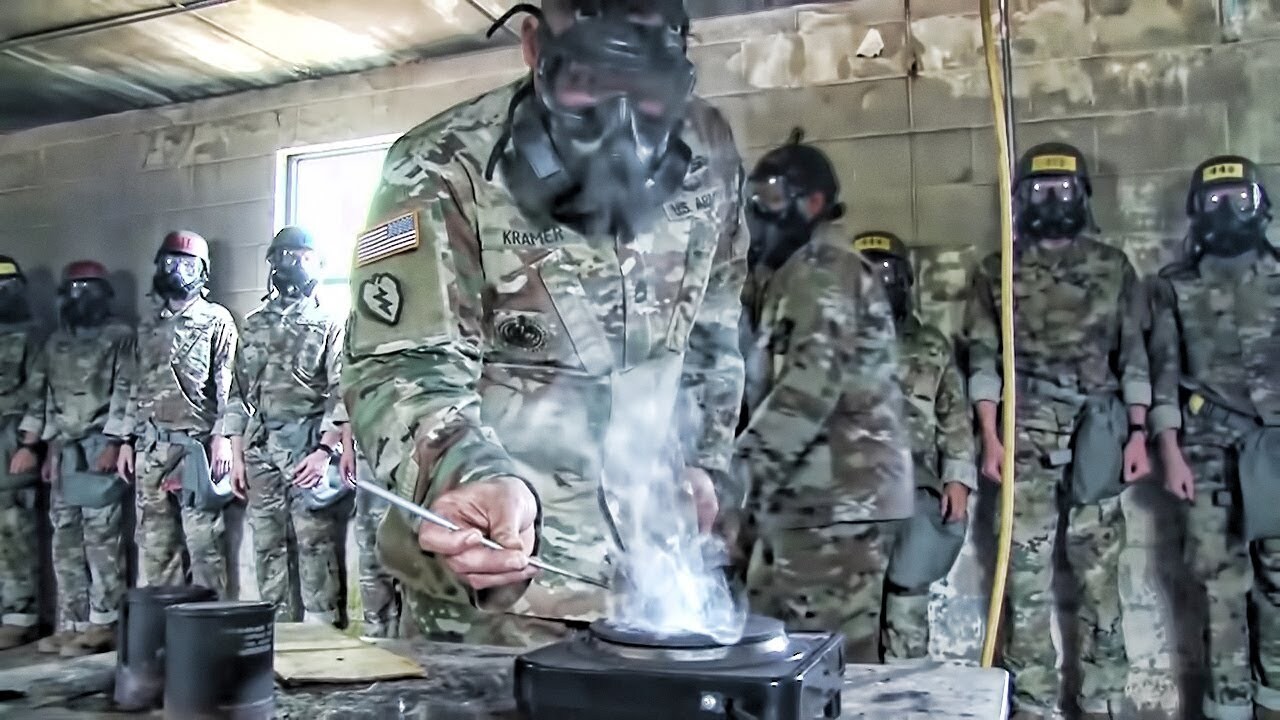 The CS Gas Chamber • Army Tear Gas Training