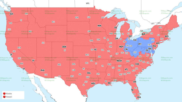 NFL TV Coverage Map Week 11: Full Breakdown of CBS, Fox Broadcasts