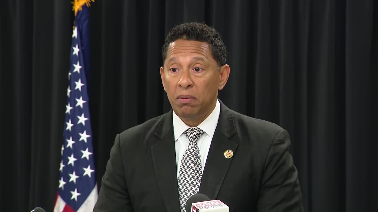 Raw: State's Attorney Ivan Bates announces indictment of BPD officer ...