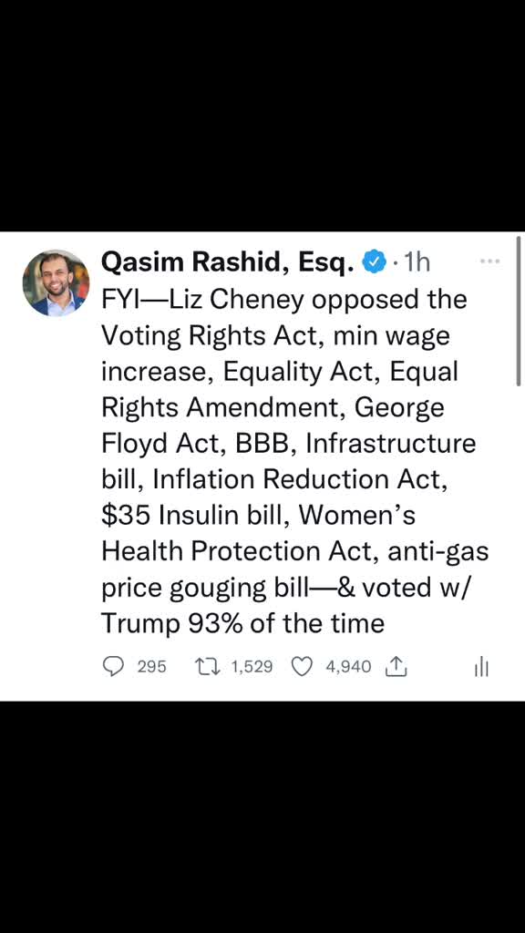 Why Liz Cheney's Loss Shouldn't Upset Progressives or Democrats