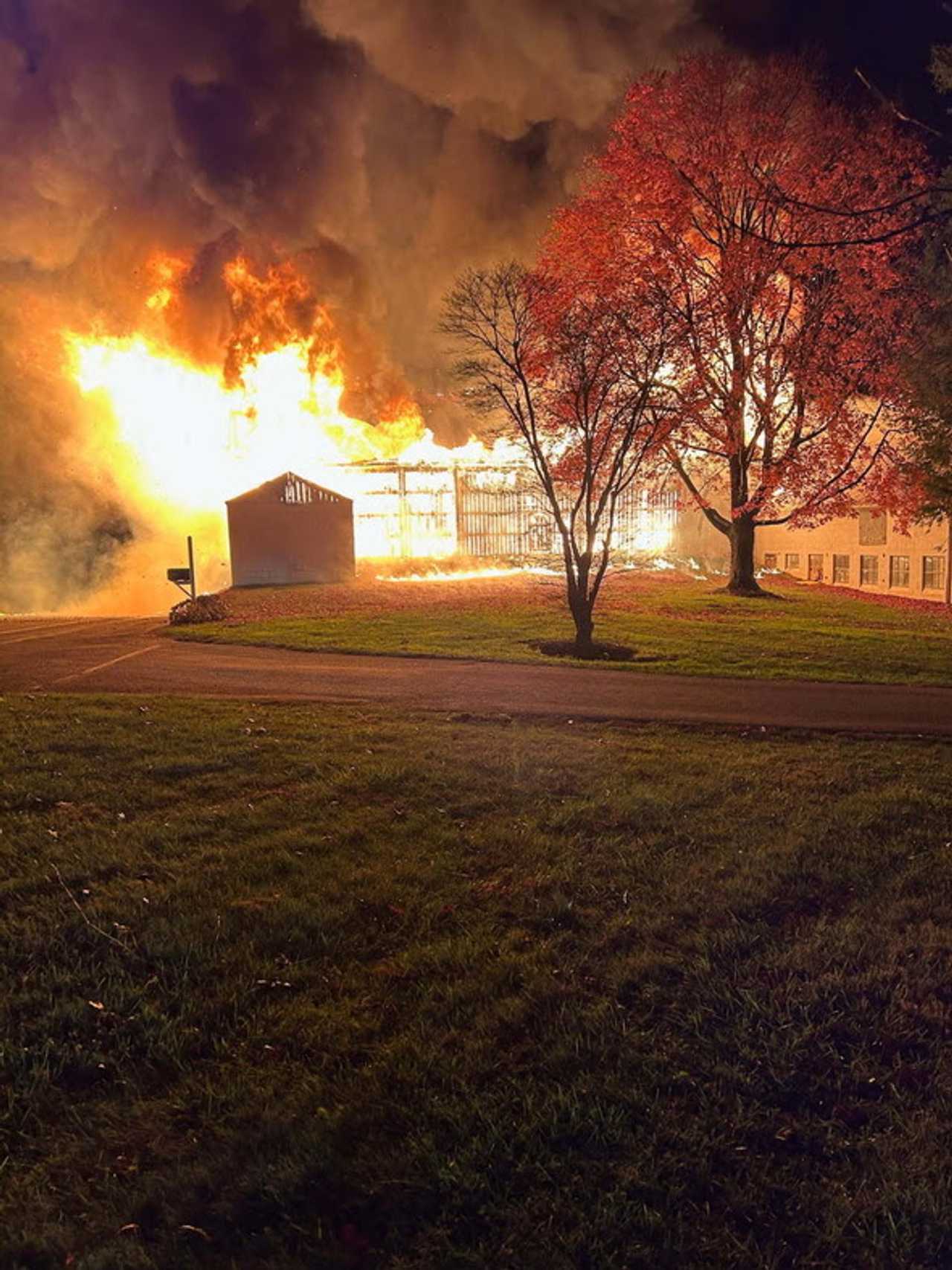 Massive Maryland Barn Blaze Causes $200K In Damage, Fire Marshal Says