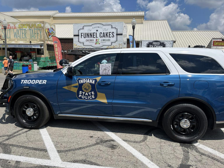 Indiana State Police unveil new-look SUVs, patrol cars