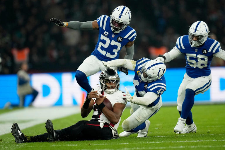 Falcons' Penix receives pep talk as Morris wants the quarterback to ...