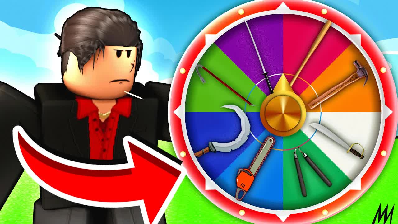 this RANDOM WHEEL chooses my WEAPON #2 | Roblox Combat Warriors