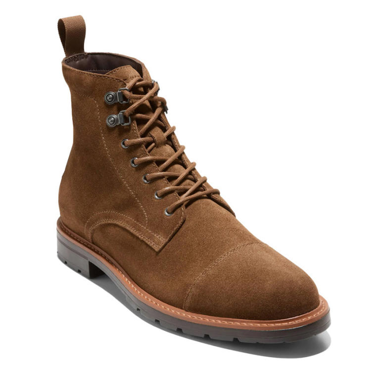 Cole Haan's Beautiful Suede Lace-up Boots Are Nearly $200 Off at ...