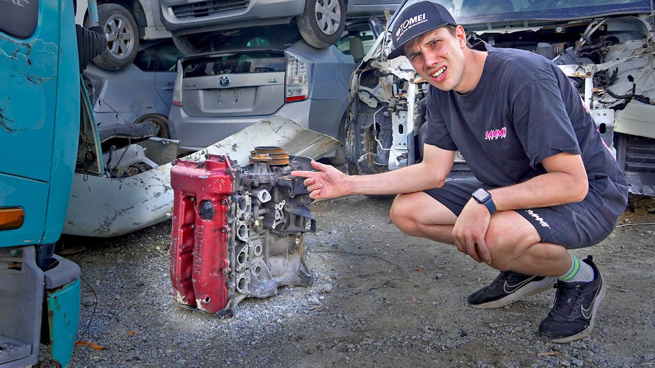 SR20DET discovery in a Japanese junkyard!