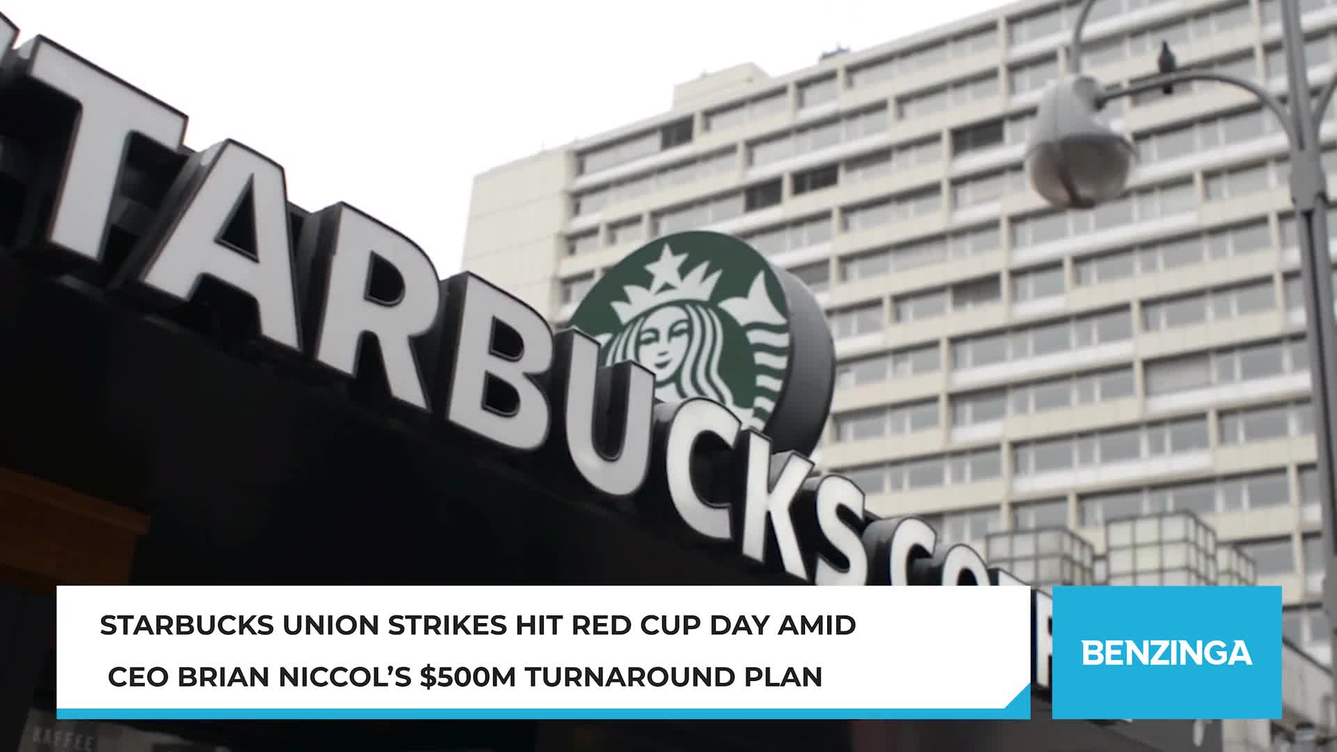 Starbucks Union Strikes Hit Red Cup Day Amid CEO Brian Niccol’s $500M ...