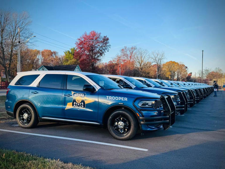 Indiana State Police unveil new-look SUVs, patrol cars