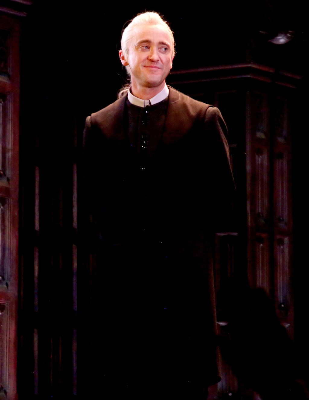 Tom Felton cries as he makes his Draco Malfoy debut on Broadway’s ...