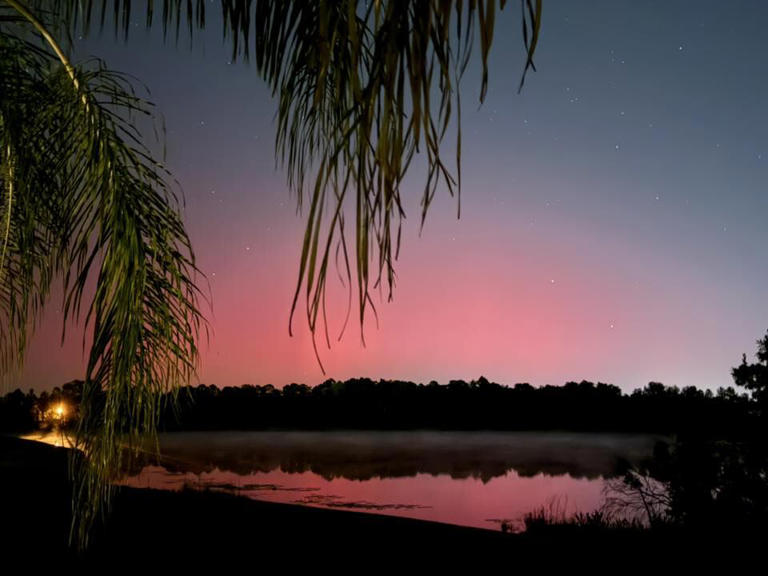 PHOTOS: Northern lights illuminate the sky in Central Florida
