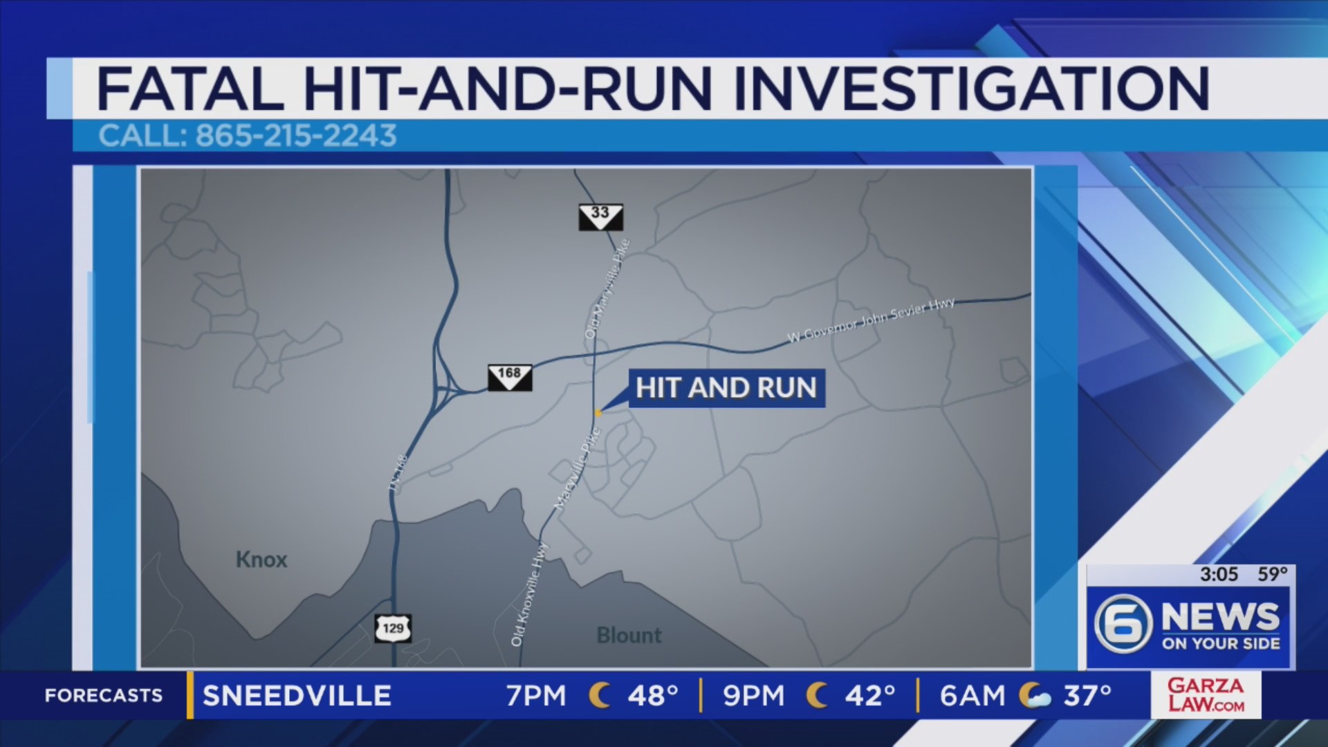 Pedestrian killed in Knox County hit-and-run, sheriff’s office seeking tips
