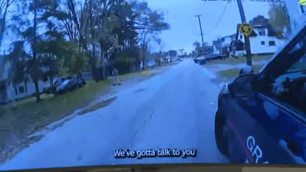 GRPD releases body and dash camera video from city's 10th officer ...