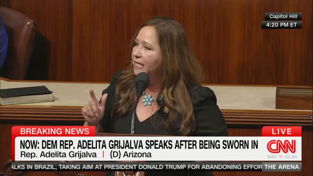 New Arizona Democrat Scorches Speaker Johnson in First Speech After She ...