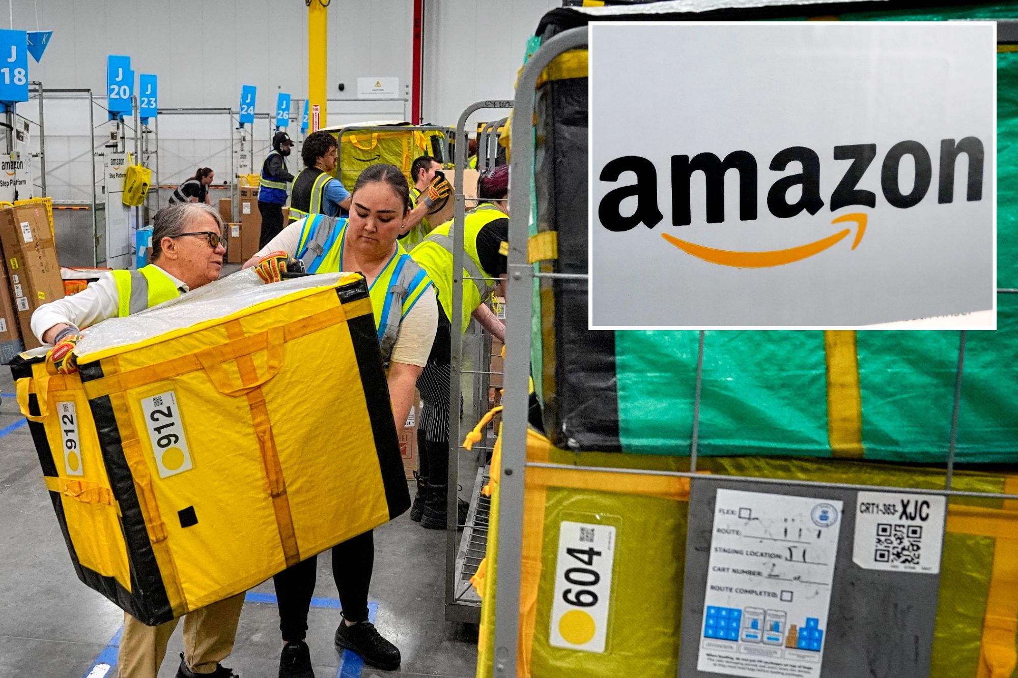 Amazon warehouse employees sue over ‘punitive’ handling of absences